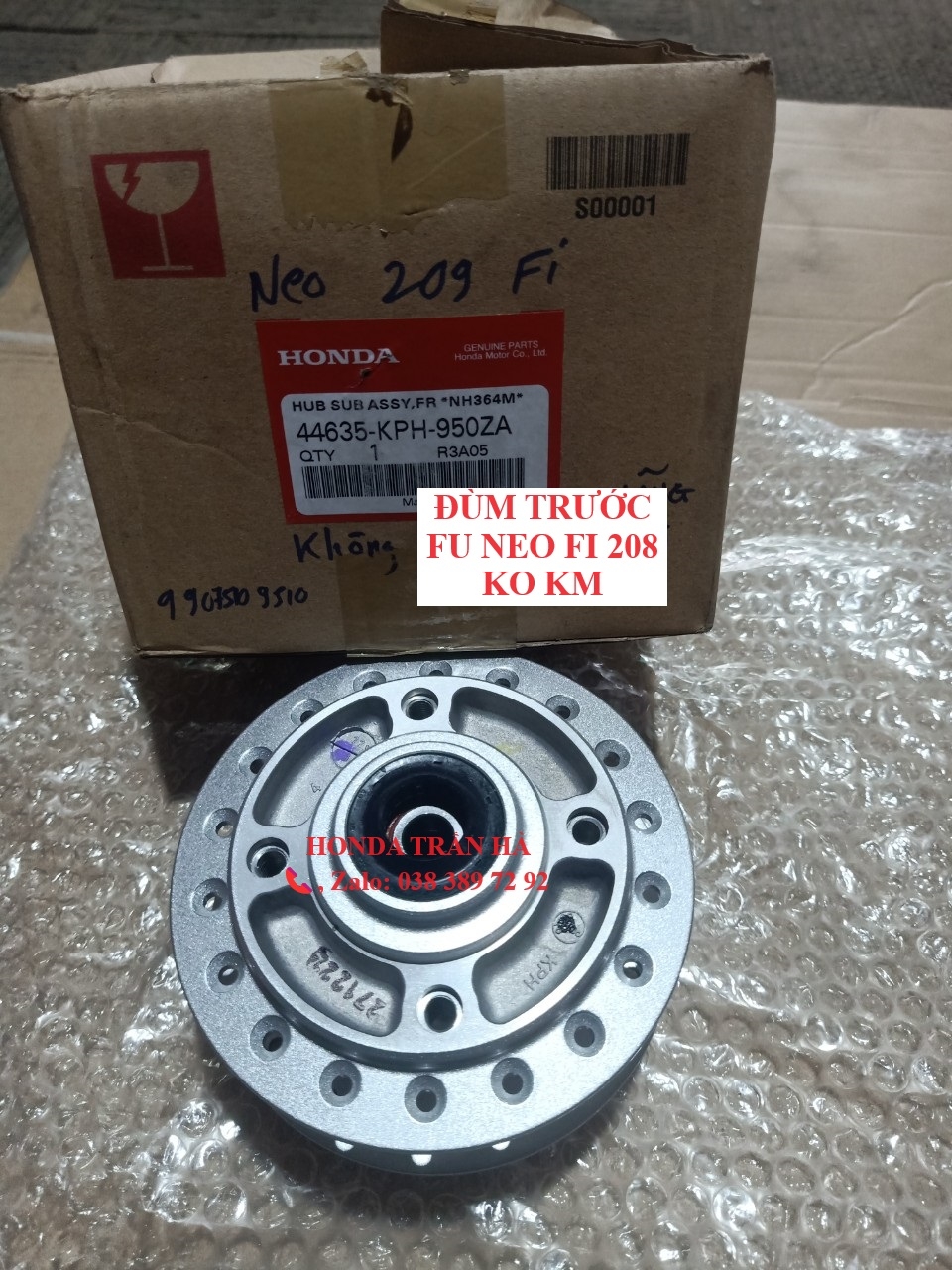 Đùm trước Fu Neo FI 2008 không KM 44635KPH950ZA